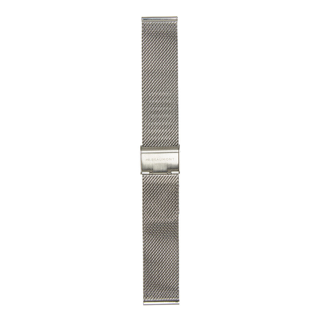 Mr Beaumont Silver Mesh Strap - Elie Beaumont London